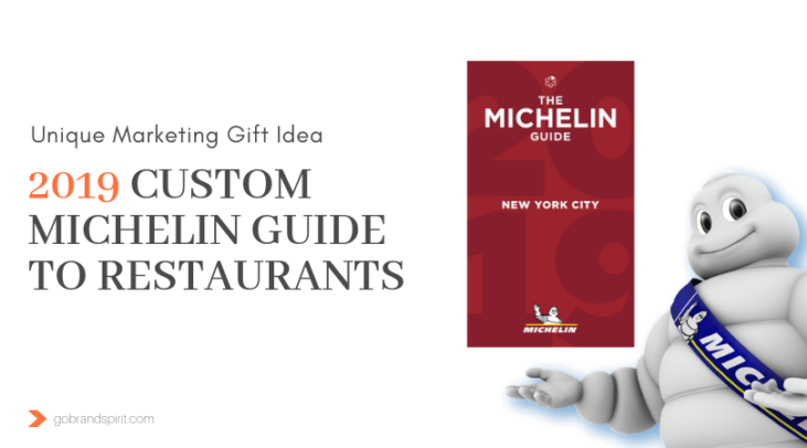Unique Marketing and Promo Gift: Custom Michelin Guide to Restaurants 2019