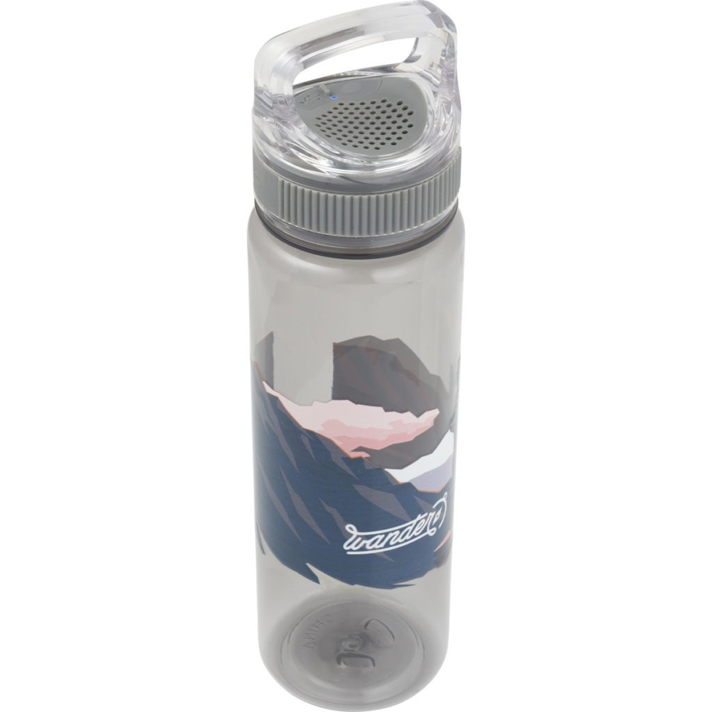 Drinkware Trend Alert! Bottles with Bluetooth Speakers and Wireless Earbuds