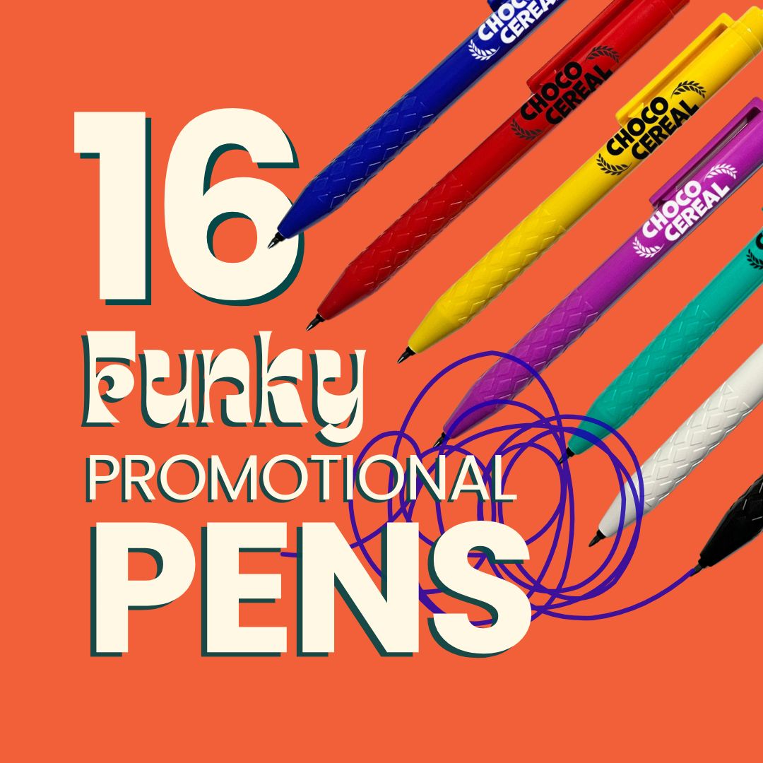 16 Funky Promotional Pens (and why you'll love them)